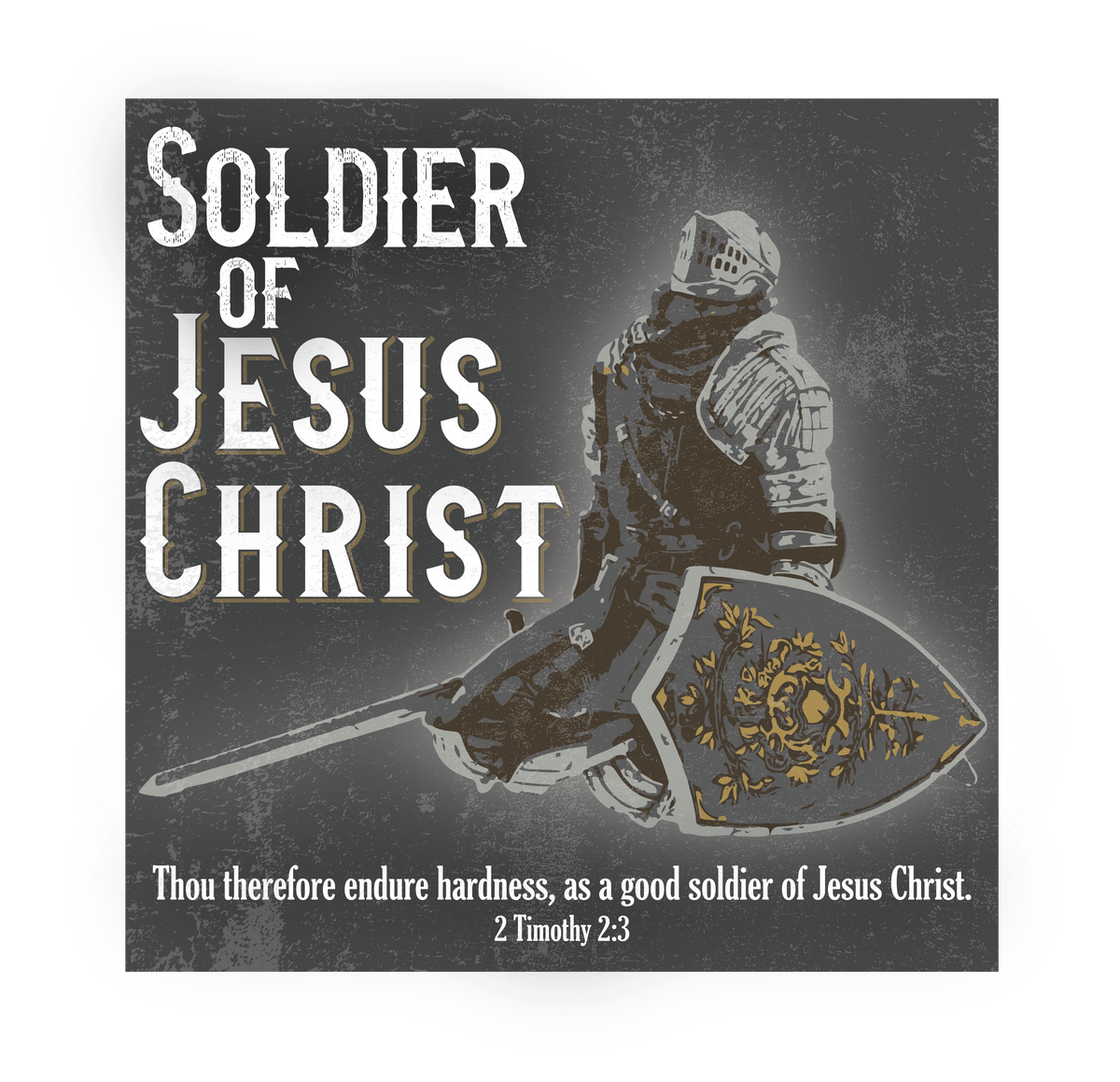 Soldier Of Jesus Christ - Decal – Inspire T-Shirts & More